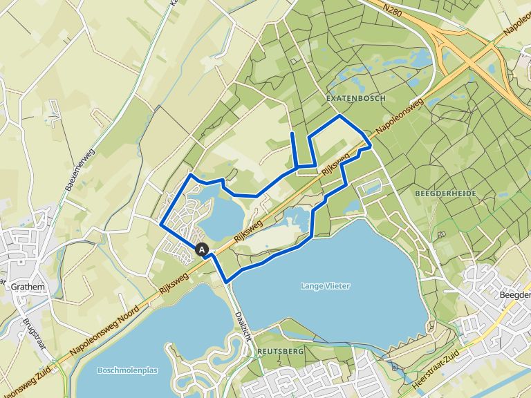 Mooie Bospaadjes – Blick auf Heelderpeel Runde von Grathem | Wanderung ...